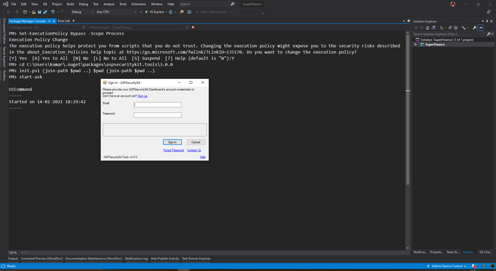 Using the ASPSecurityKit.Tools | ASPSecurityKit