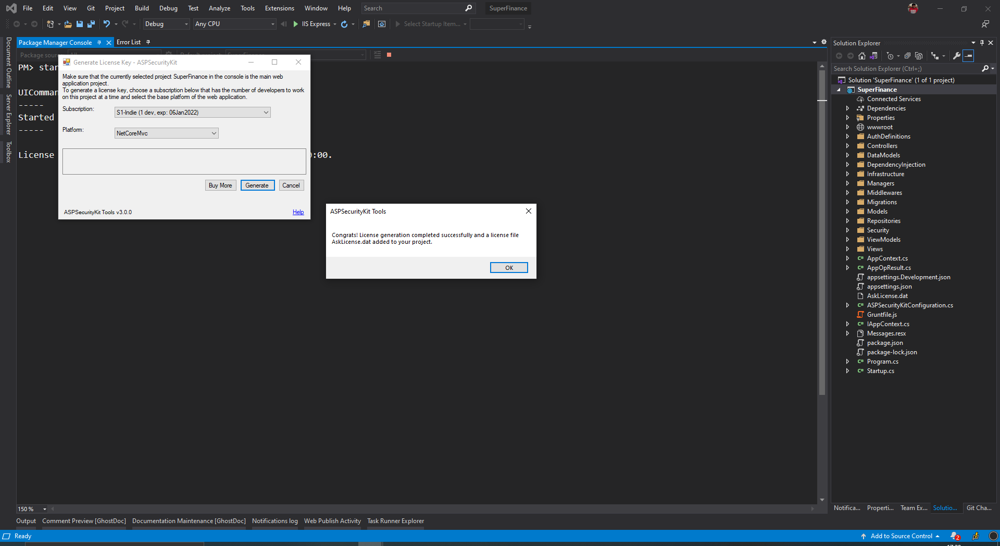 Using the ASPSecurityKit.Tools | ASPSecurityKit