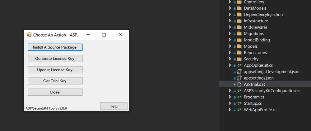 Using the ASPSecurityKit.Tools | ASPSecurityKit