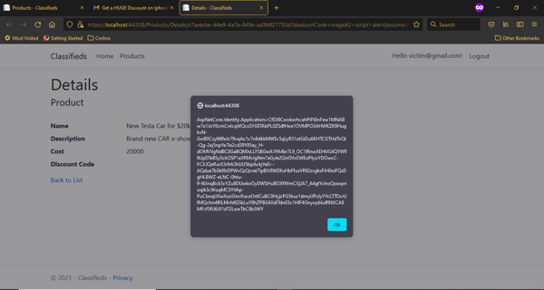 Understand Cross Site Scripting Xss By Examples In Aspnet The Zero